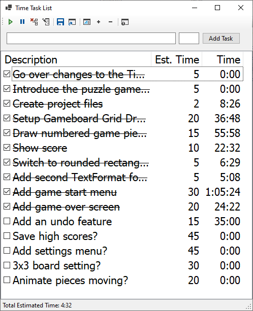 Timed To-Do List – Crooked Finger Guy's Blog